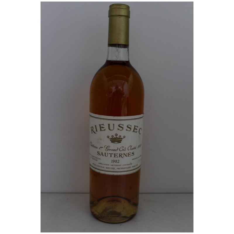 Château Rieussec 1982 Sauternes - Premier Grand Cru Classé Prix