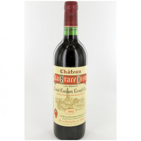 Château La Grace Dieu 1982 Les Menuts Saint Emilion Grand Cru Prix