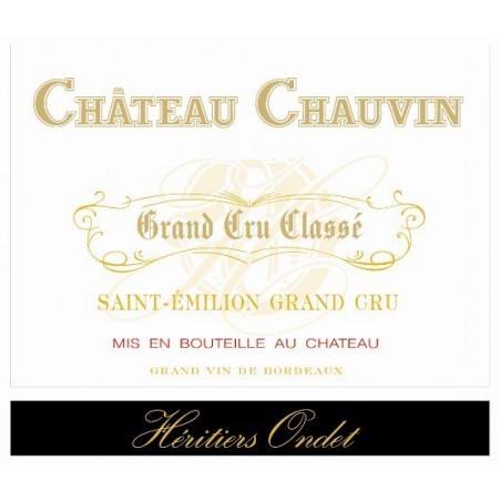 Chateau Chauvin 2000 Grand cru classé - St Emilion Prix
