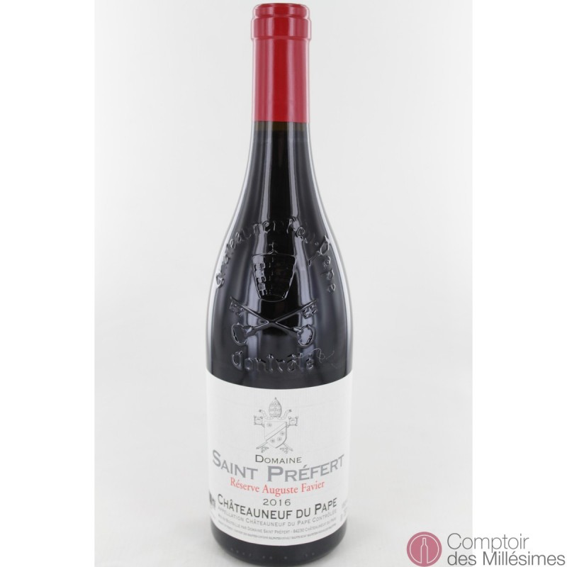 Chateauneuf-du-Pape 2016 - Reserve Auguste Favier - St Prefert au ...