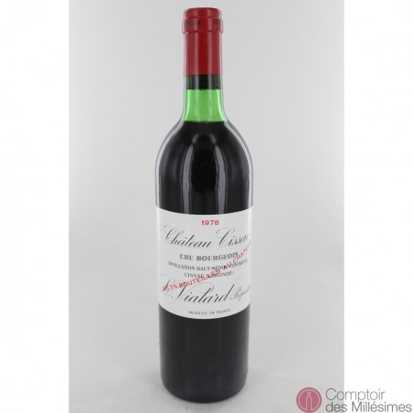 Château Cissac 1978 Haut-Médoc - Cru Bourgeois Prix