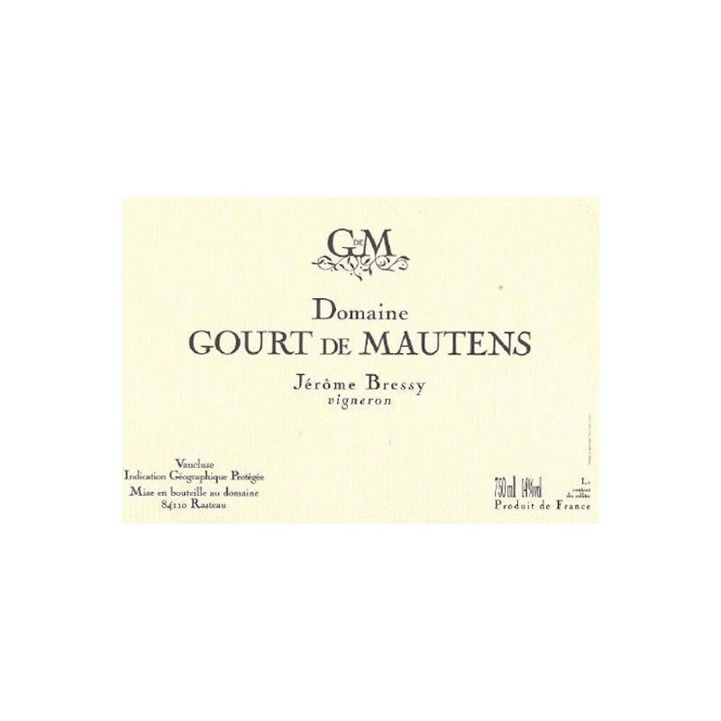 Gourt de Mautens 2014 White - Jérôme Bressy at the Best Price