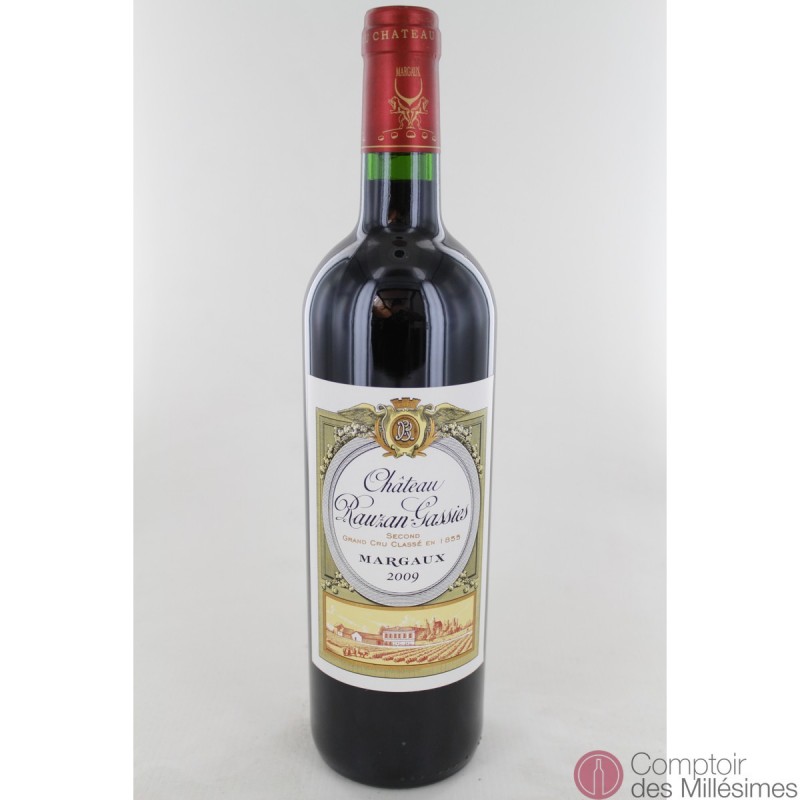 Château Rauzan Gassies 2009 Margaux - 2ème Grand Cru Classé Prix