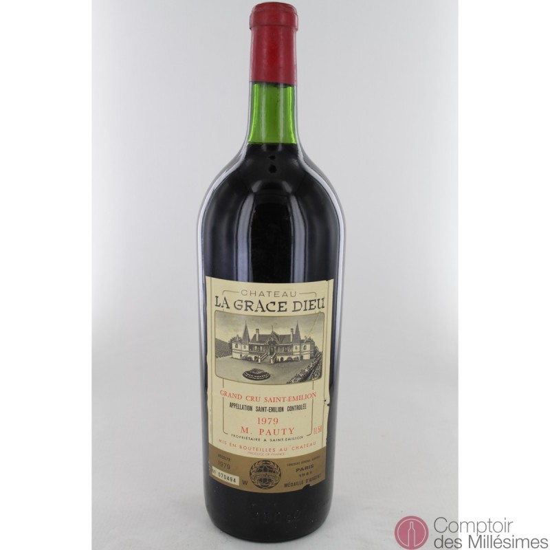 Chateau La Grace Dieu 1979 in Magnum Saint Emilion Grand Cru Awards