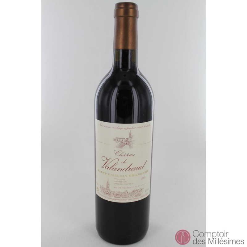 Château Valandraud 1995 1er grand cru classé de St Emilion Prix