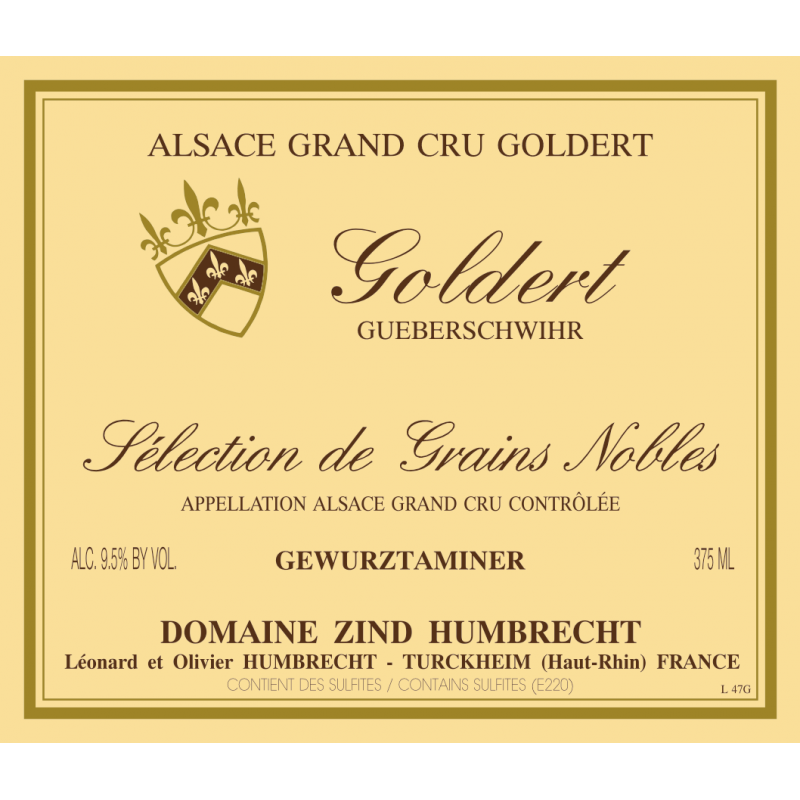 Gewurztraminer Goldert Grand Cru 2007 SGN - Zind-HumbrechT