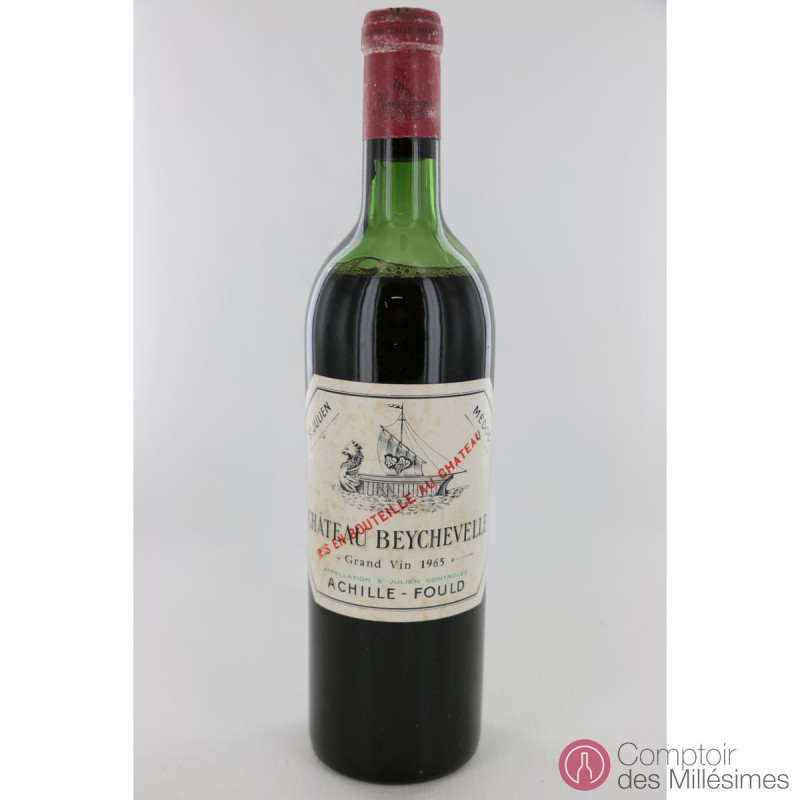 Château Beychevelle 1965 Saint Julien - 4ème Grand Cru Classé Prix Château Beychevelle 1965 Saint Julien - 4ème Grand Cru Classé Prix