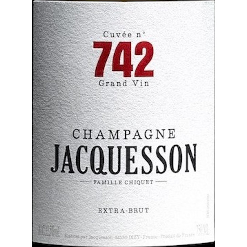 Champagne Jacquesson Cuvée n° 742 en Magnum Champagne Extra-Brut Jacquesson