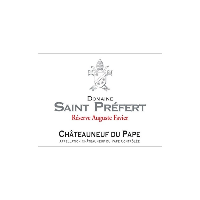 Chateauneuf-du-Pape 2017 Reserve Auguste Favier - St Prefert at the ...