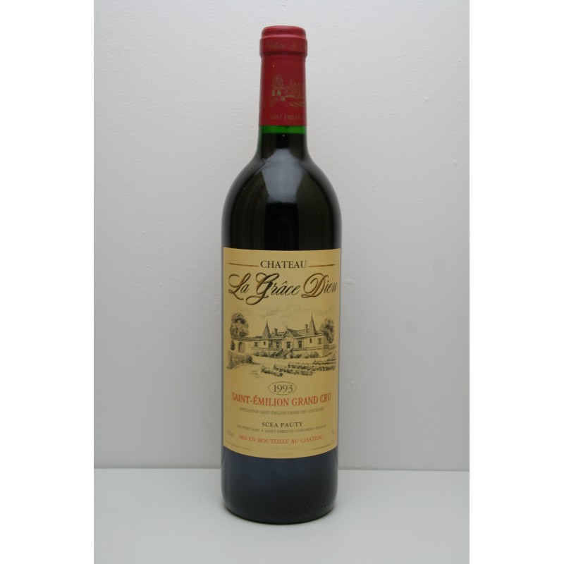 Chateau La Grace Dieu 1993 Saint Emilion Grand Cru Prix