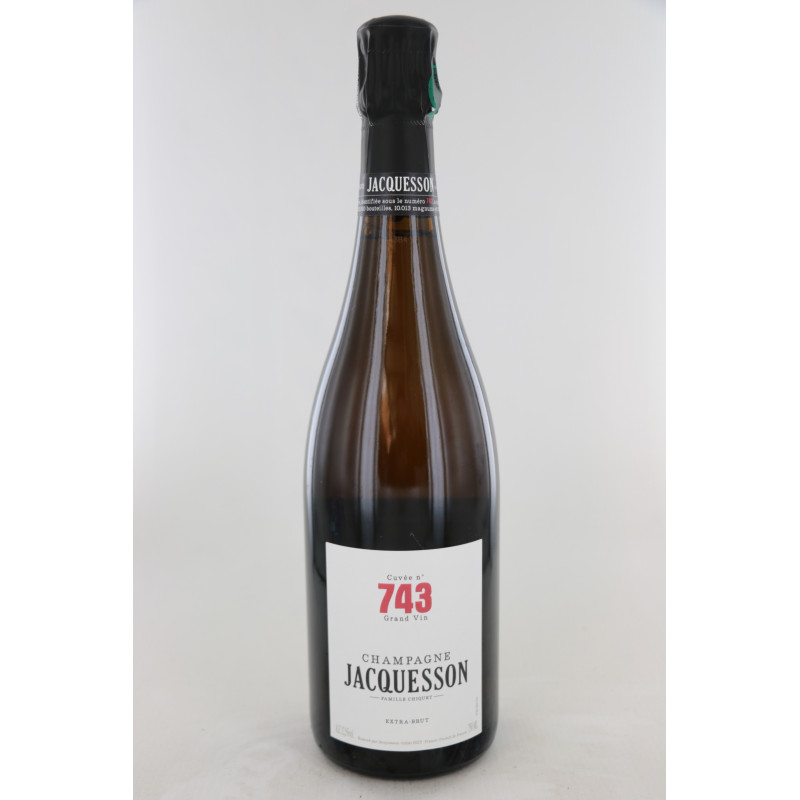 Champagne Jacquesson Cuvée n° 743 au meilleur prix