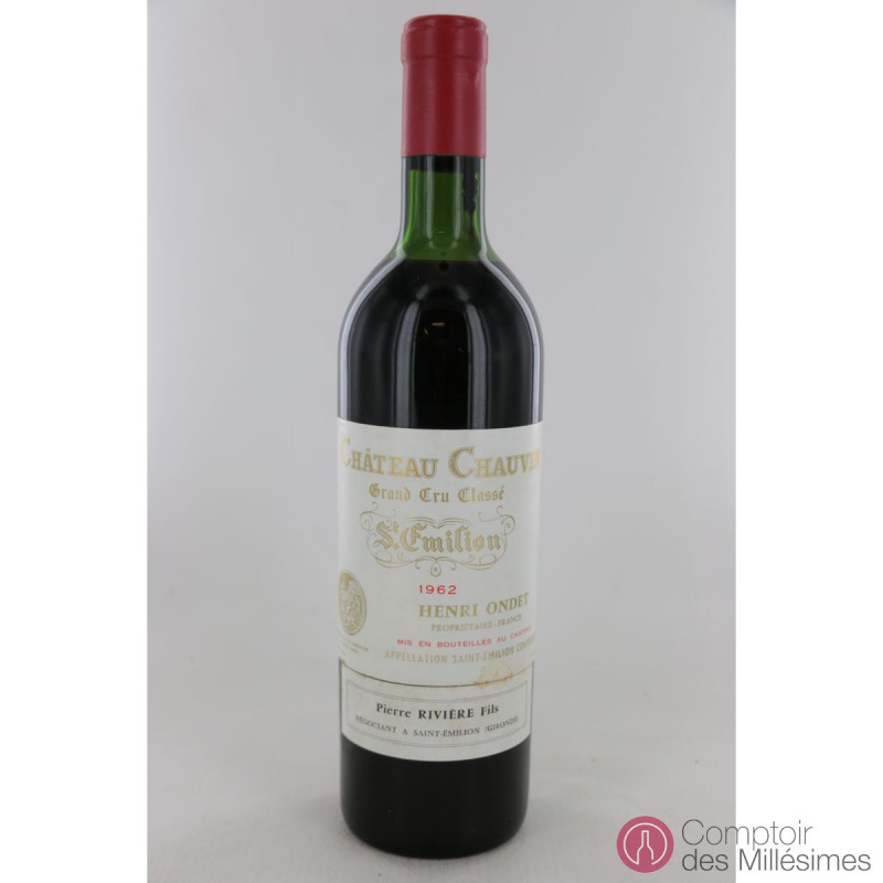 Château Chauvin 1962 - Saint-Emilion - Grand Cru Classé Prix