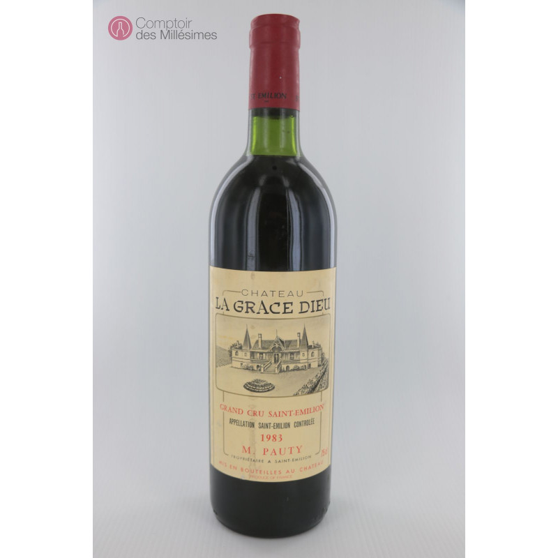 Chateau La Grace Dieu 1983 Saint Emilion Grand Cru Prix