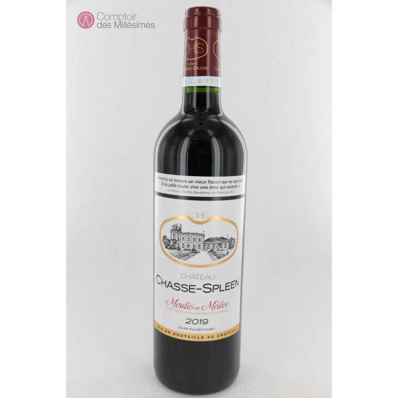 Château Chasse Spleen 2019 Moulis - Cru Bourgeois A Prix Exceptionnel