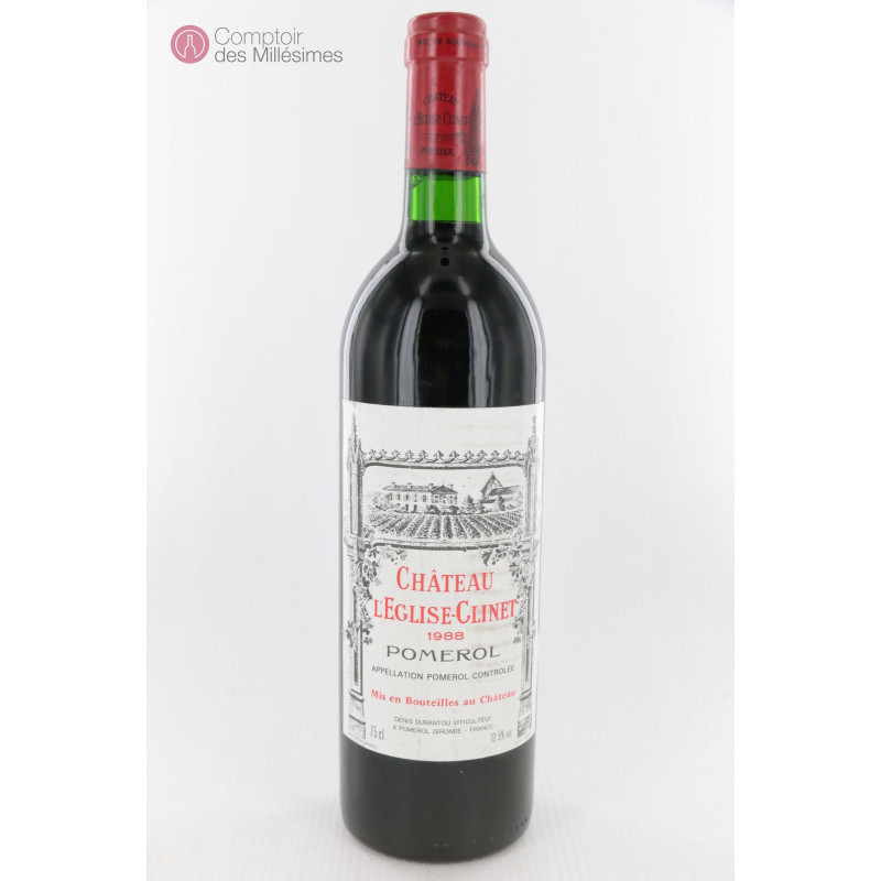 Château l'Église Clinet 1988 Pomerol Prix