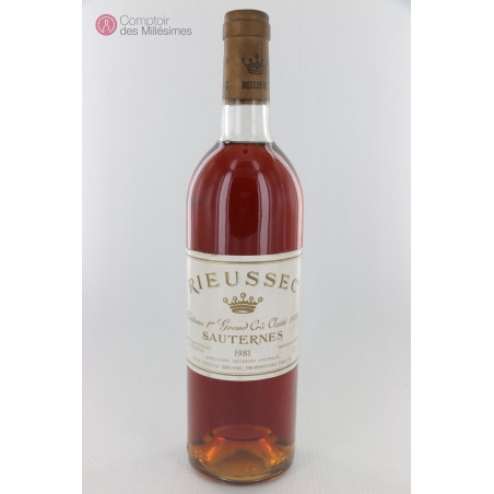 Château Rieussec 1981 Sauternes - Premier Grand Cru Classé Prix
