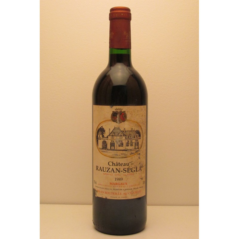 Château Rauzan Ségla 1989 2ème Grand Cru Classé de Margaux Prix