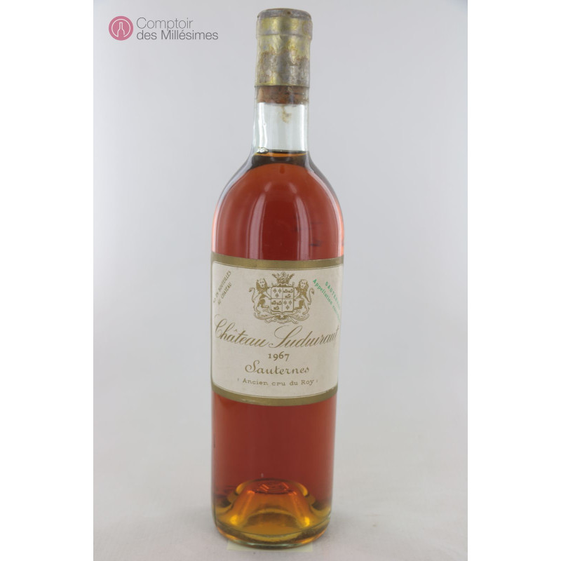 Château Suduiraut 1967 - Sauternes - 1er Grand Cru Classé