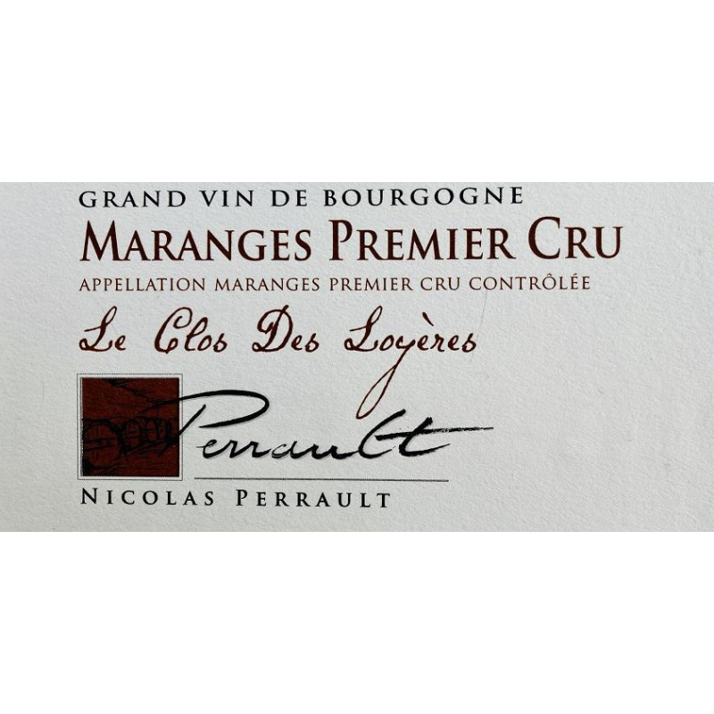 Maranges 1er Cru Clos des Loyères 2020 - Nicolas Perrault