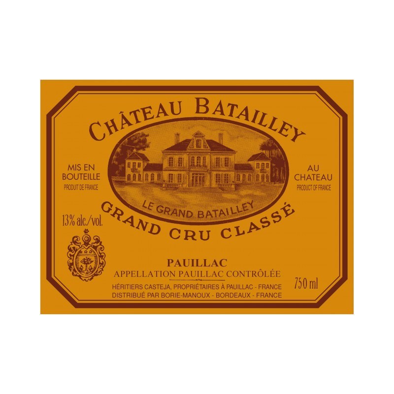Château Batailley 2009 5eme grand cru classé de Pauillac Prix