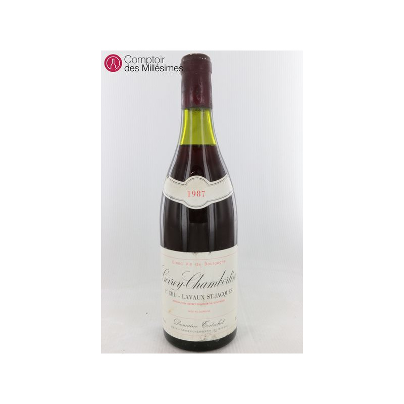 Gevrey Chambertin 1er cru Lavaux St Jacques 1987 - Domaine Tortochot