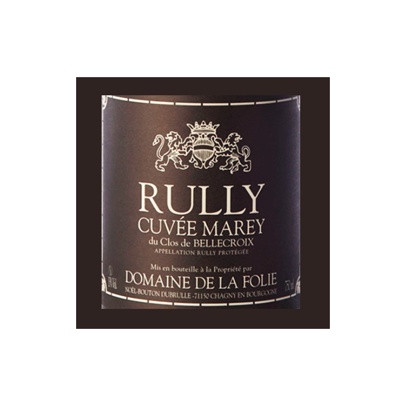 Rully Rouge 2022 Cuvée Marey, Vin du Domaine de La Folie