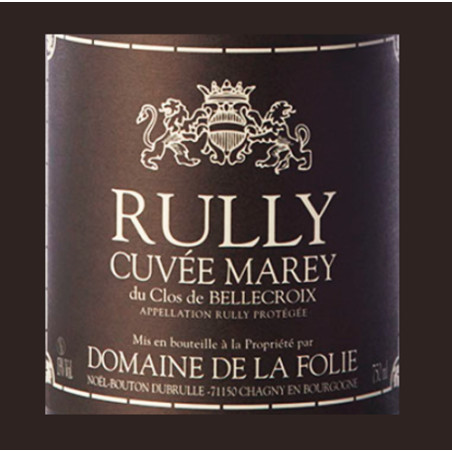 Rully Red 2021 Cuvée Marey - Buy Domaine de La Folie wines