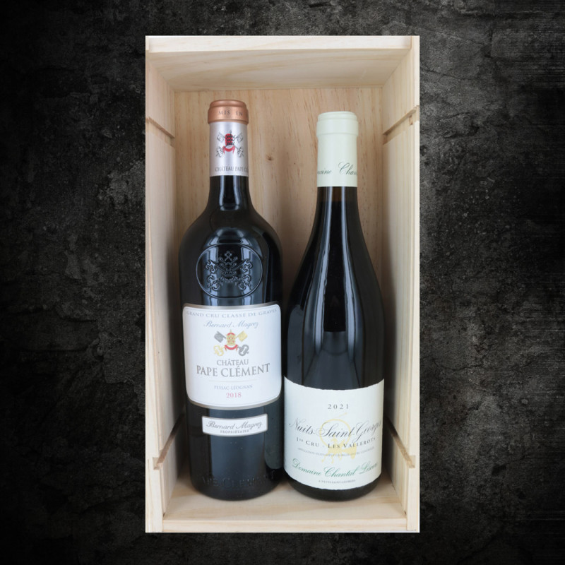Coffret Grands Vins de France Prestige : 2 bouteilles d'exception