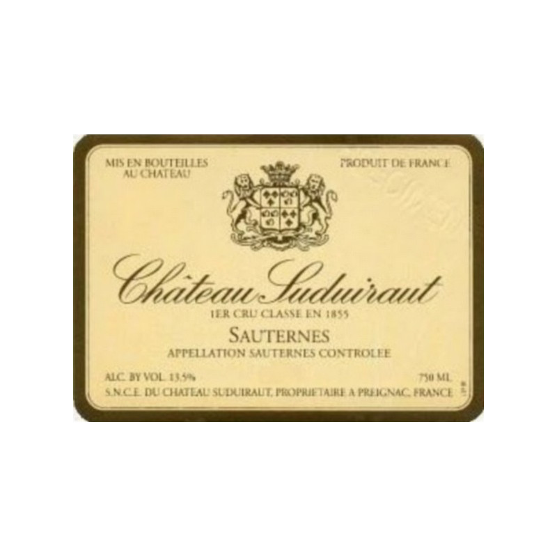 Château Suduiraut 2021 - 1er Grand Cru Classé Prix