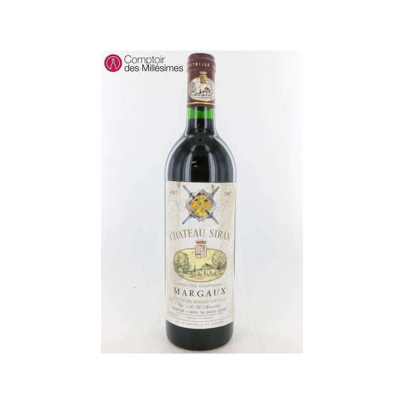 Château Siran 1987, Margaux - Crus Bourgeois Exceptionnel