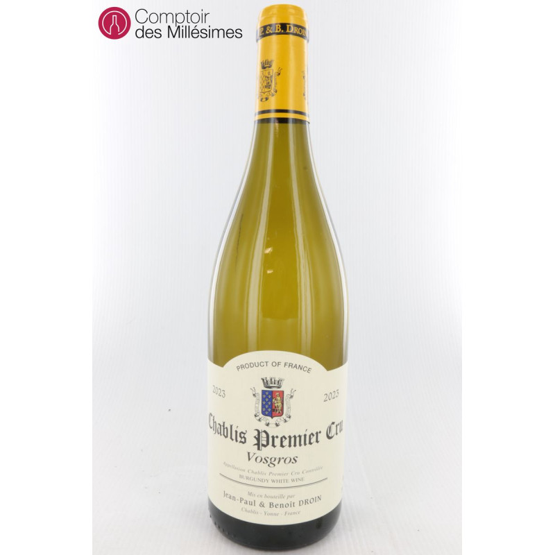 Chablis Premier Cru Vosgros 2023 - Jean-Paul & Benoit Droin