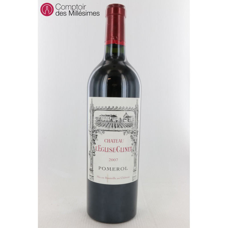 Château l'Église Clinet 2007, Vin de Pomerol