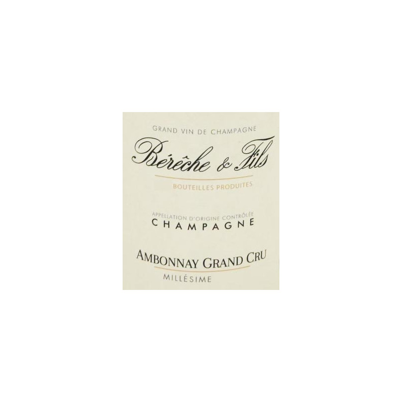 Ambonnay Champagne Grand Cru 2018 - Bérêche et Fils