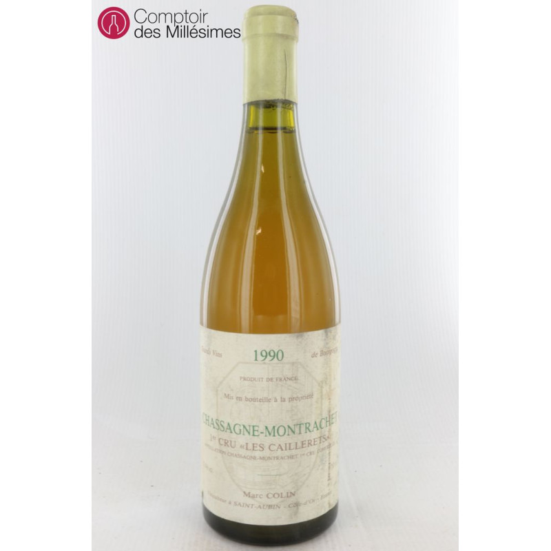 Chassagne Montrachet 1er Cru Caillerets 1990 Marc Colin