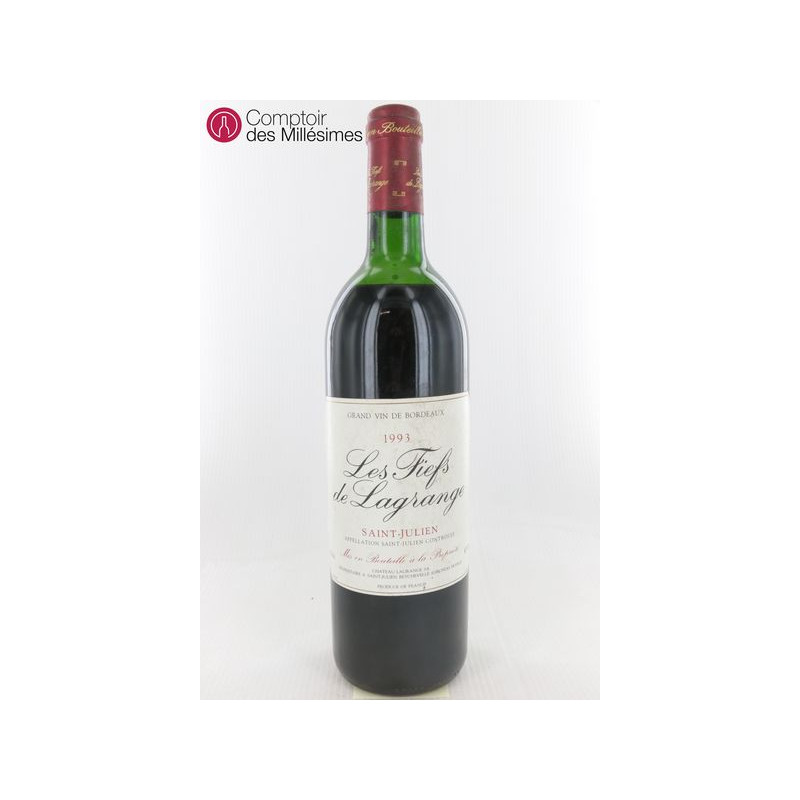 Les Fiefs de Lagrange 1993 - 2nd wine of the Château Lagrange Prices